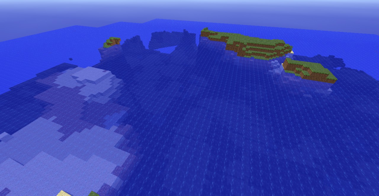 Three Survival island Minecraft Map