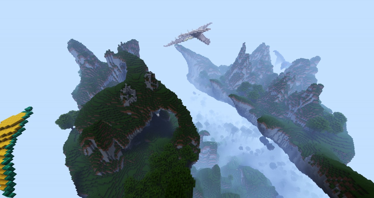 Insula Dé Sky - Home of the Wyverns Minecraft Map