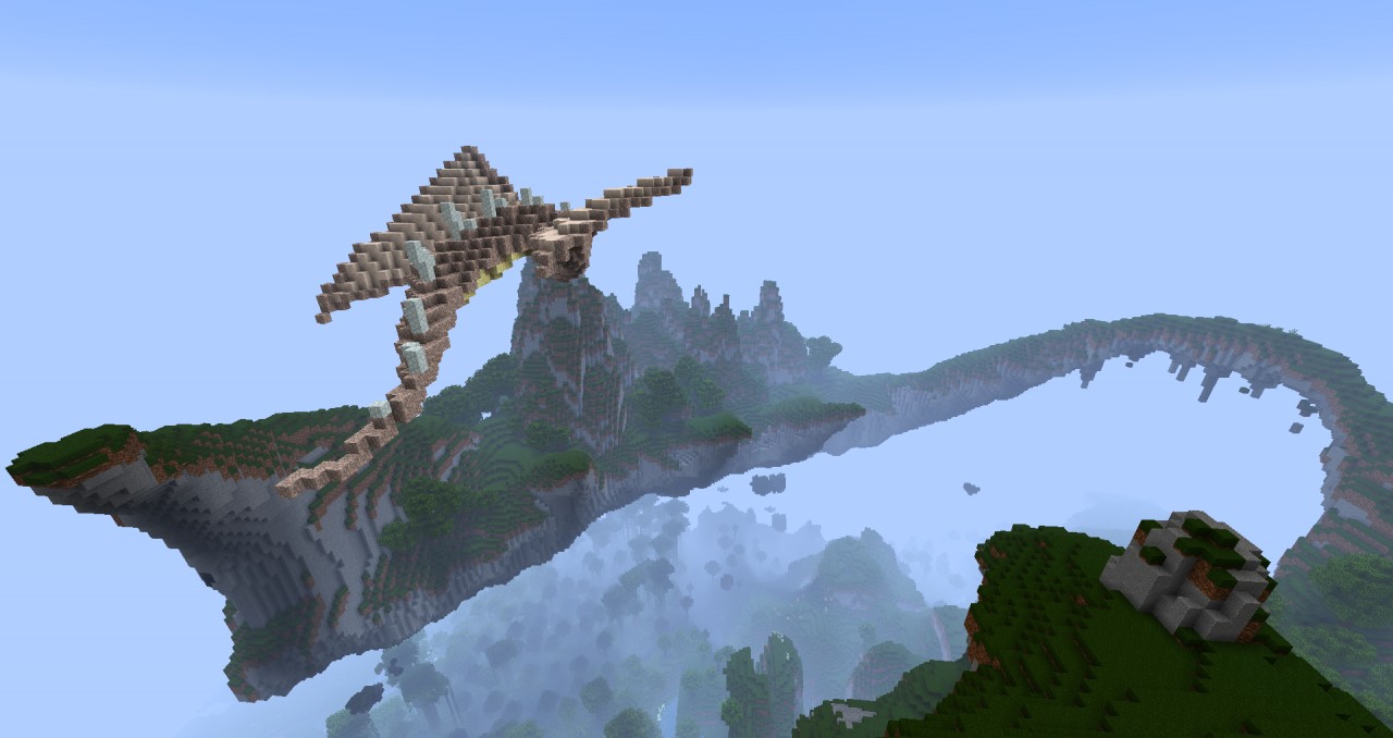 Insula Dé Sky - Home of the Wyverns Minecraft Map