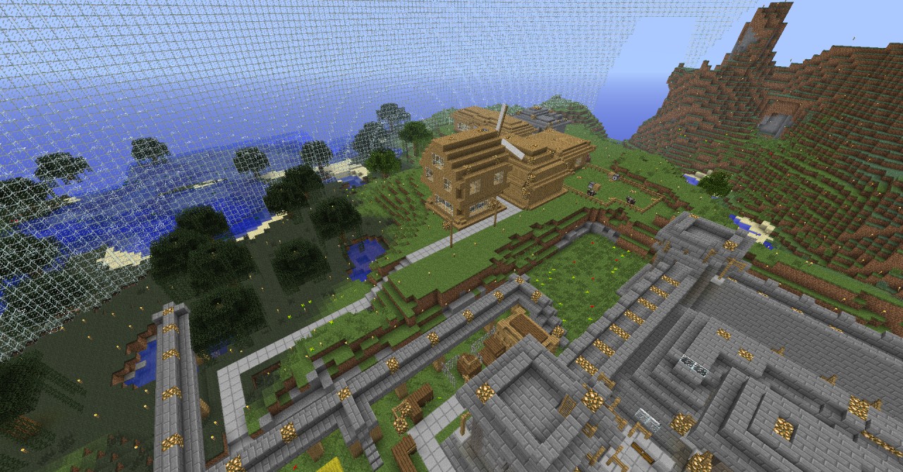 Better Than Wolves Castle Minecraft Map