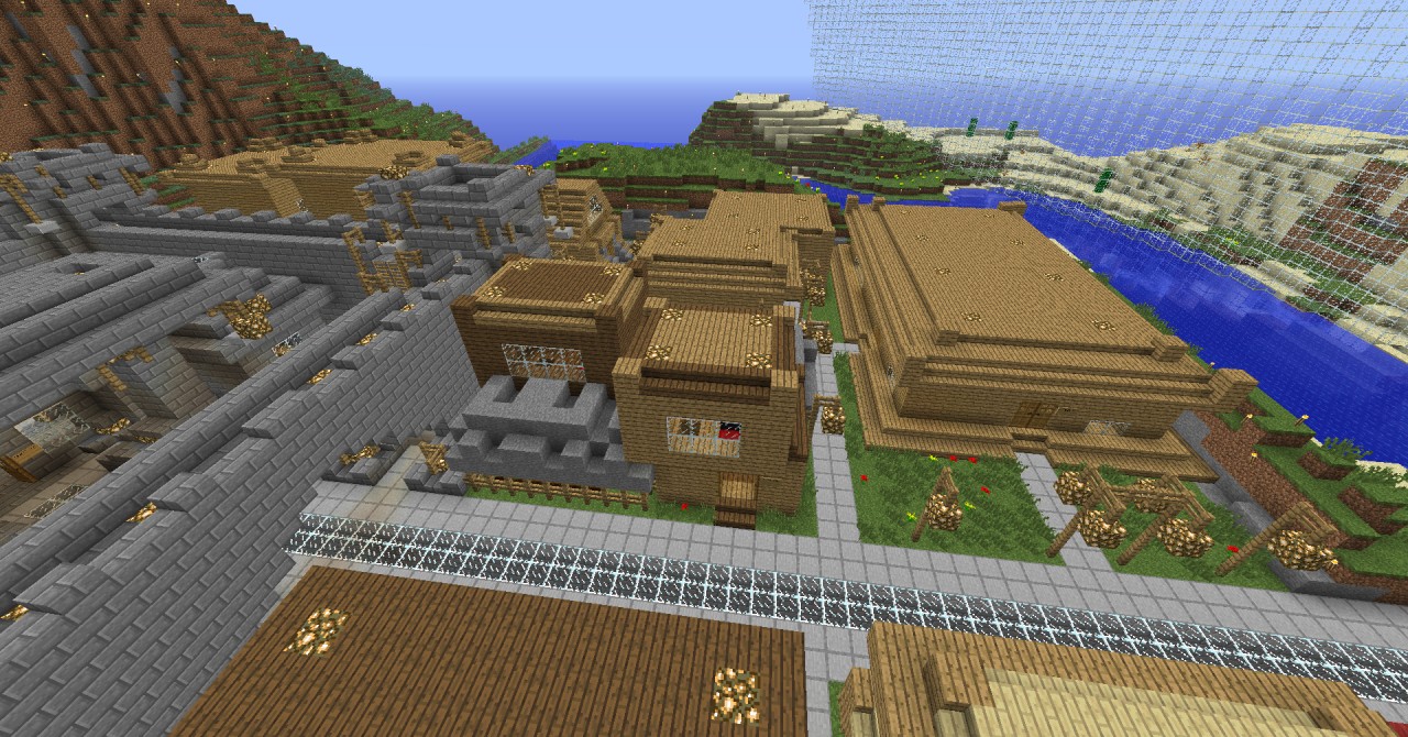 Better Than Wolves Castle Minecraft Map