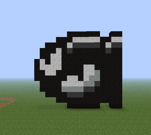 Bullet bill pixel art Minecraft Project