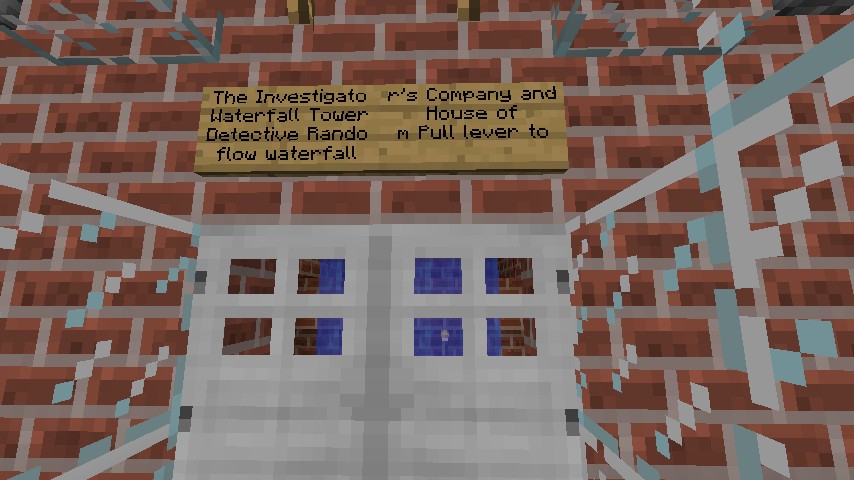 The Investigators Company and Waterfall Tower house of Detective Random ...