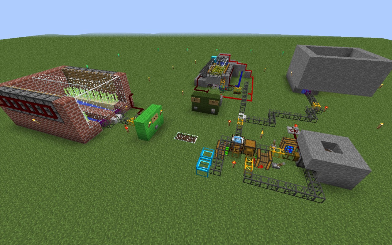 [Tekkit] Cake Factory!! Minecraft Map