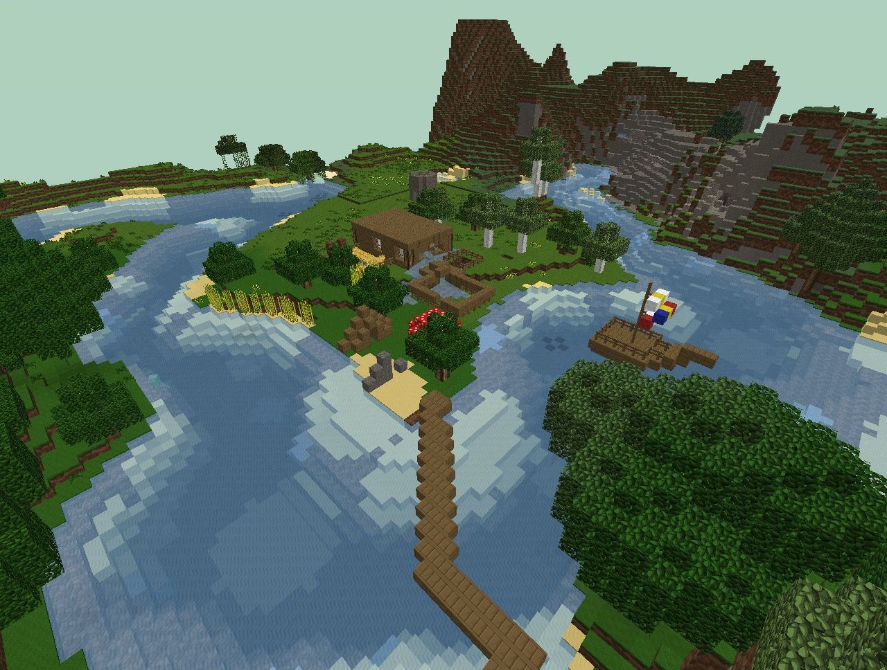 survival world Minecraft Map