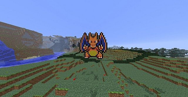 Charizard Minecraft Map