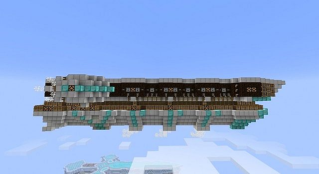 Knife [ The Impactor ] Diamond Class Airship Minecraft Map