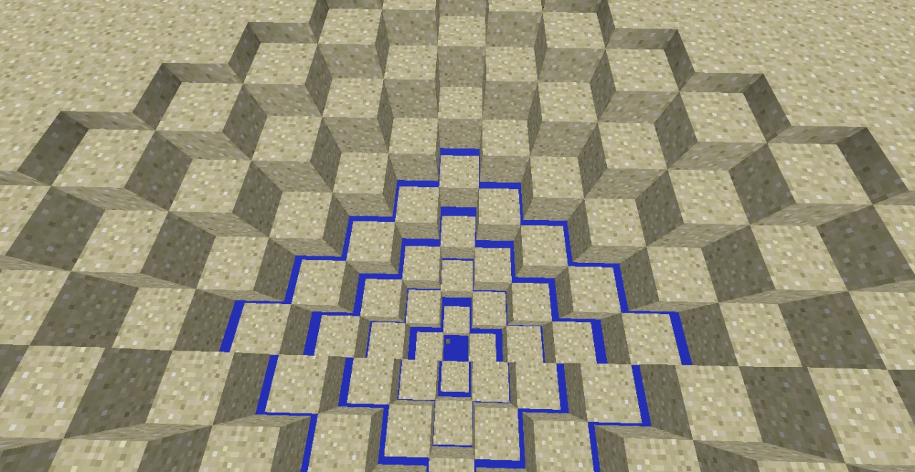 Sand world (1 layer sand) Minecraft Map