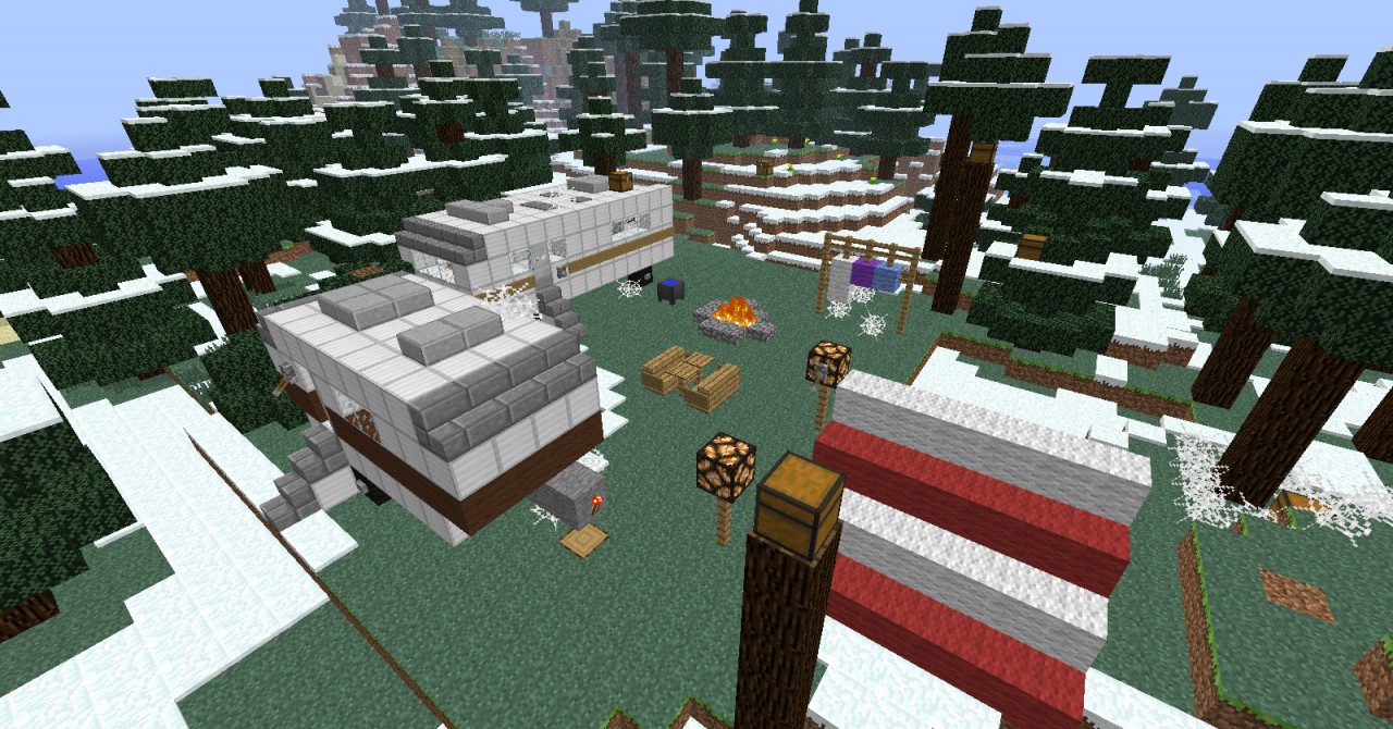 Campsite Survival, True Survival Minecraft Map