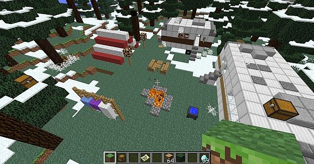 Campsite Survival, True Survival Minecraft Map