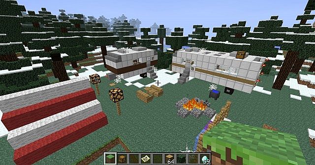 Campsite Survival, True Survival Minecraft Map