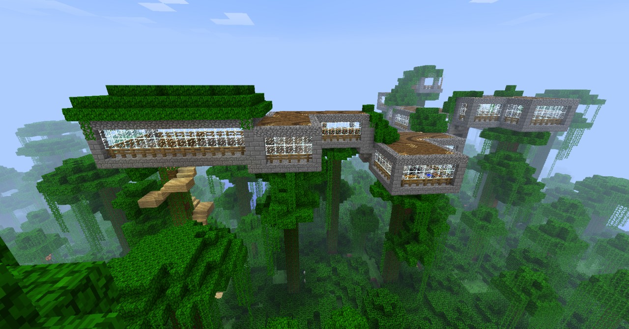 Tree House Minecraft Map