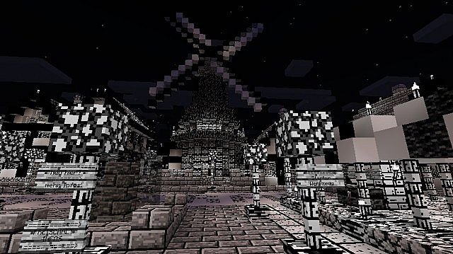 Minecraft Monochrome Greyscale Texture Pack Minecraft Texture Pack