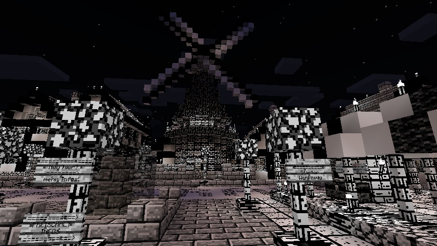 Minecraft Monochrome Greyscale Texture Pack Minecraft Texture Pack