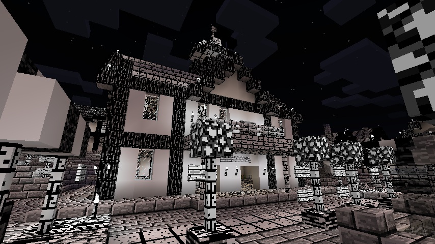 Minecraft Monochrome Greyscale Texture Pack Minecraft Texture Pack
