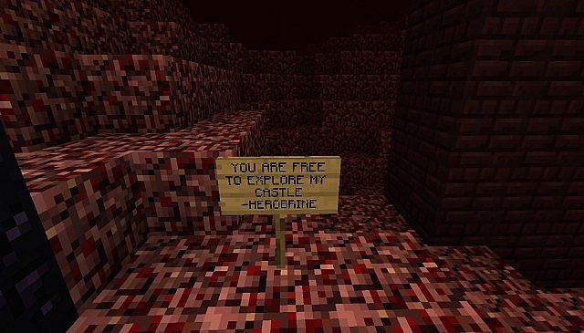 The Temple of Herobrine Minecraft Map