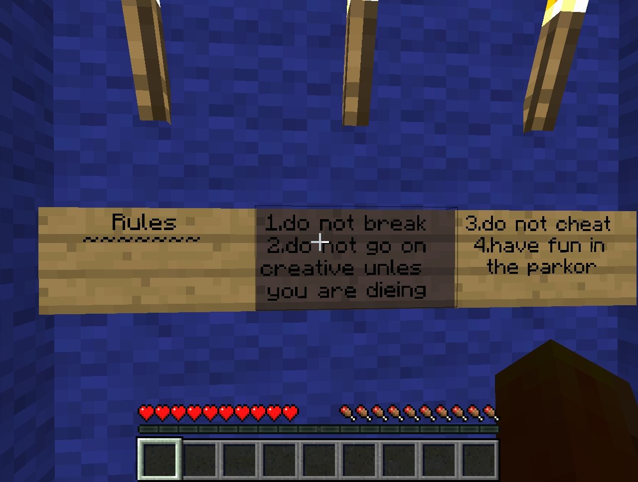 mini parkor map Minecraft Map