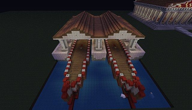 Ancient Greek Docks. Minecraft Map