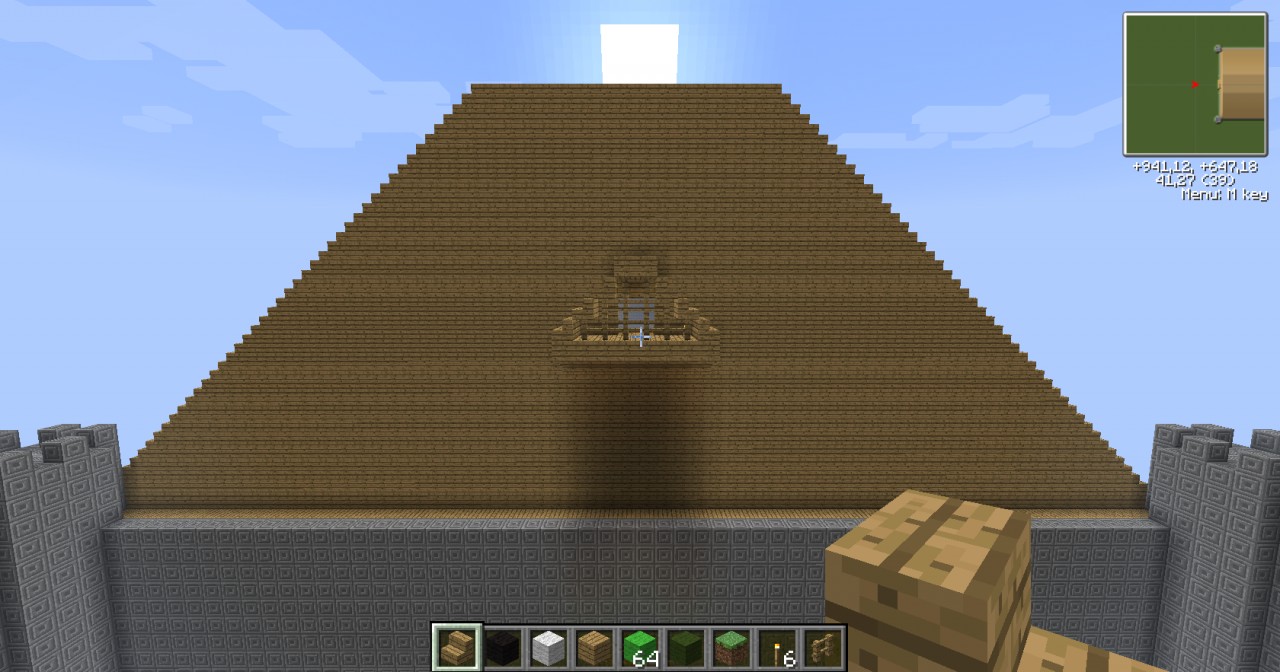 Creeper castle Minecraft Map