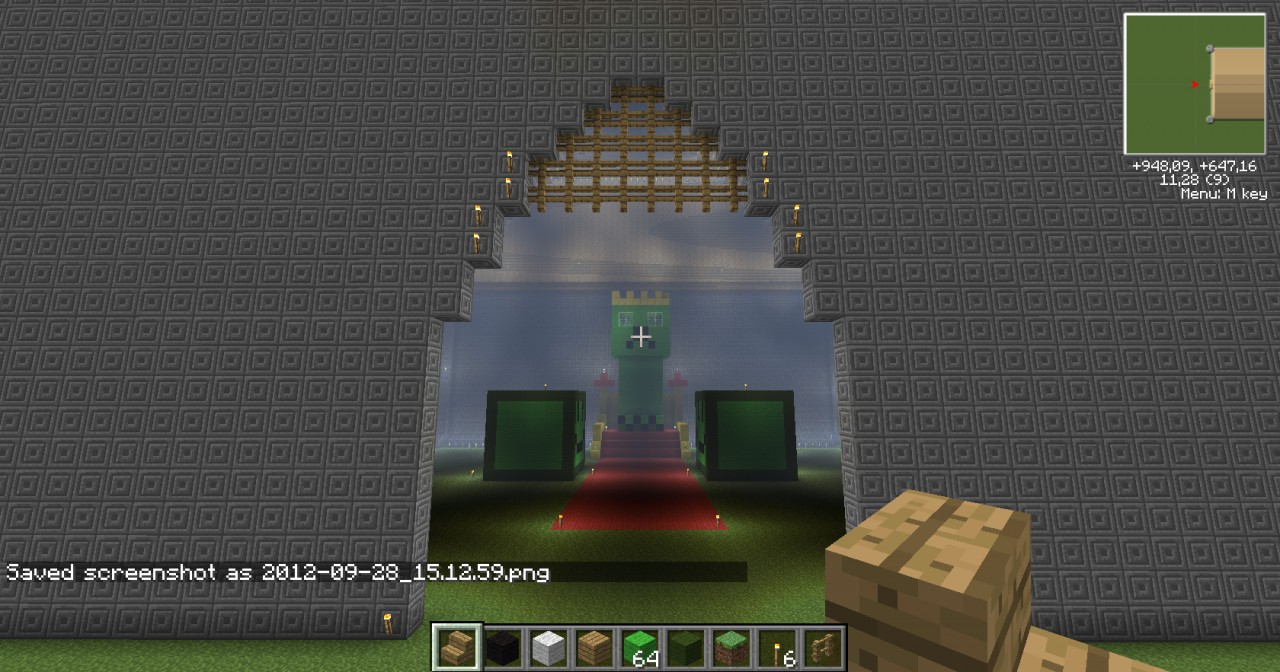 Creeper castle Minecraft Map