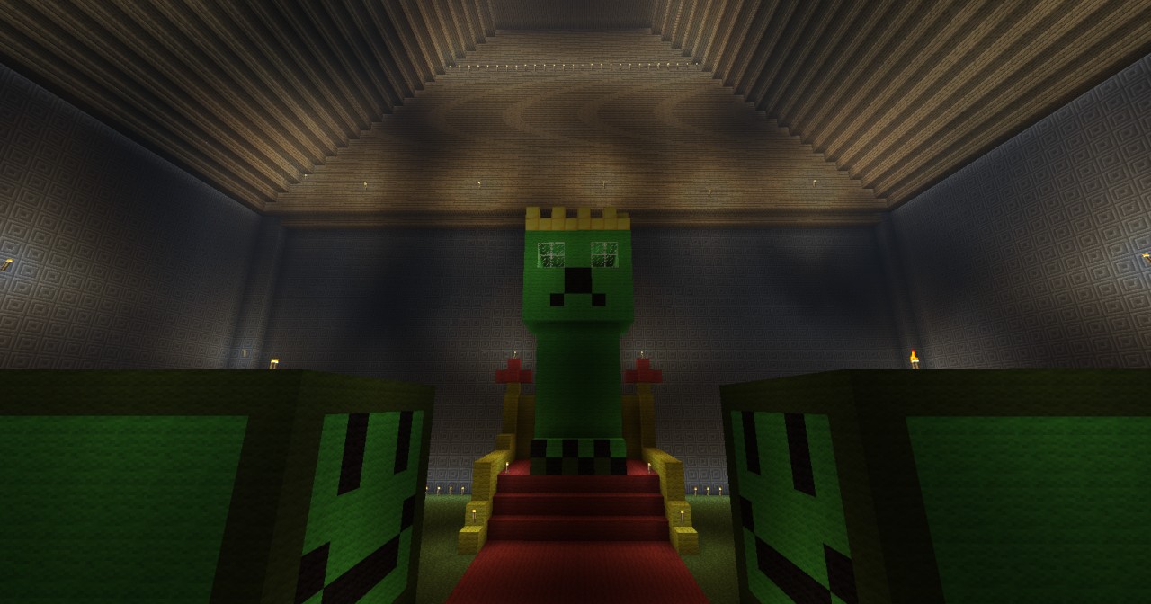 Creeper castle Minecraft Map