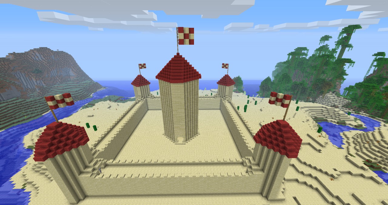 Sand Castle Minecraft Map