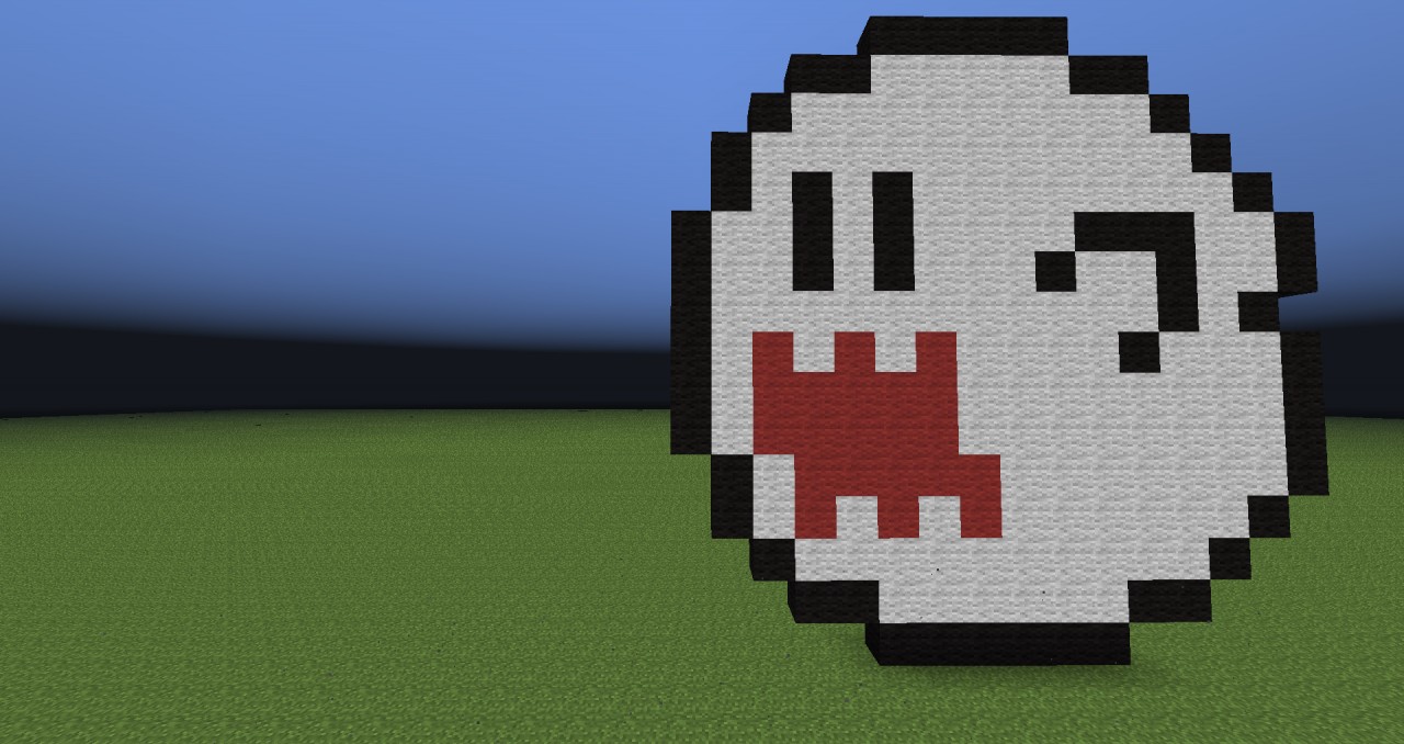 My first pieces of pixel art Minecraft Map