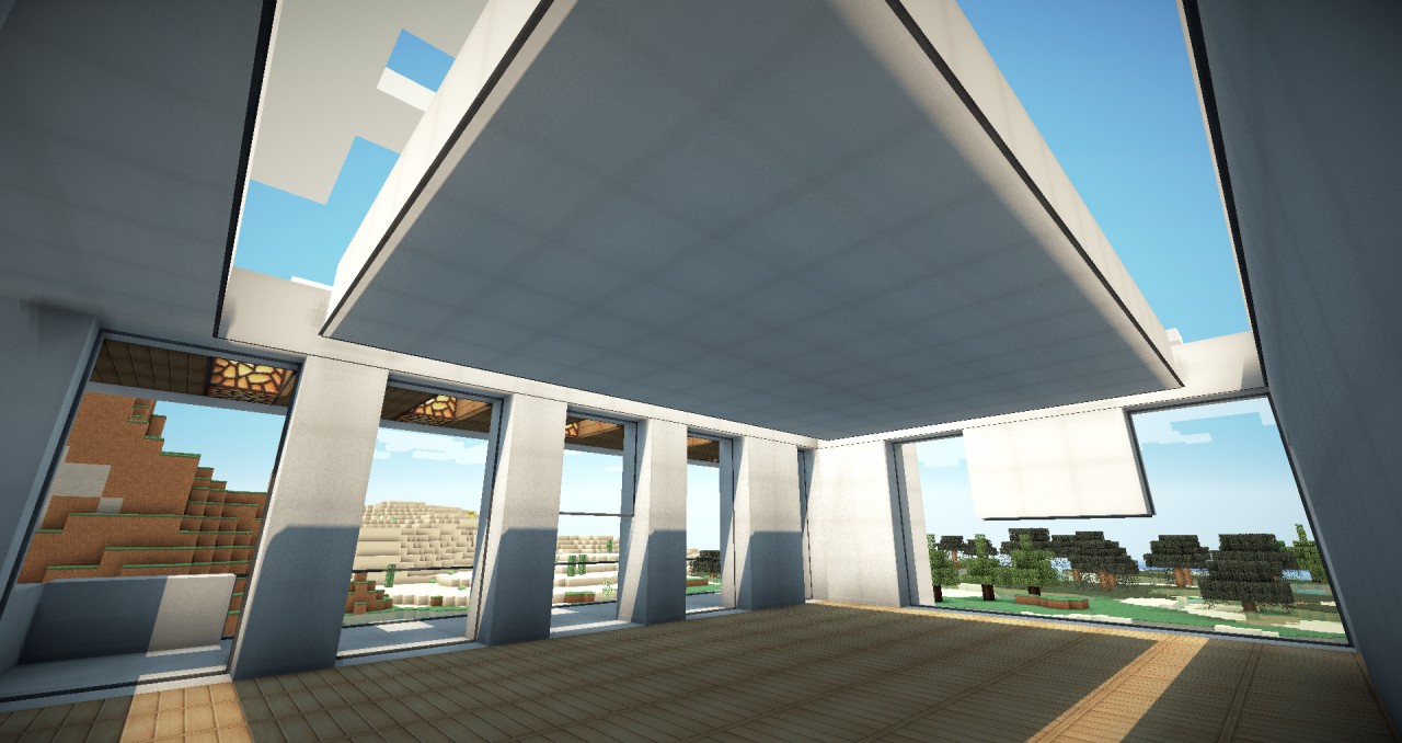 Oraclia Modern House 9 " The White Pearl " Minecraft Map