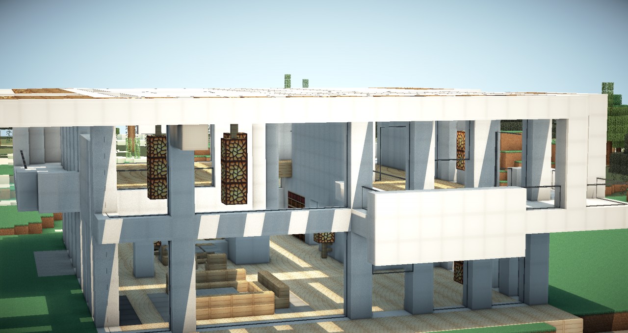 Oraclia Modern House 9 " The White Pearl " Minecraft Map