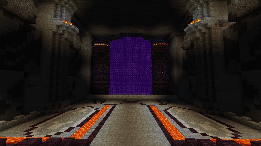 Giant Nether portal! Minecraft Map