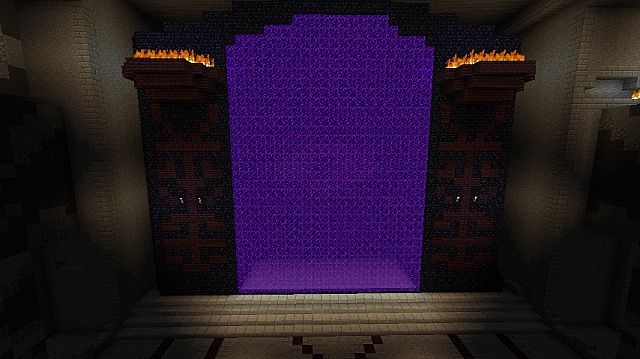 Giant Nether portal! Minecraft Map