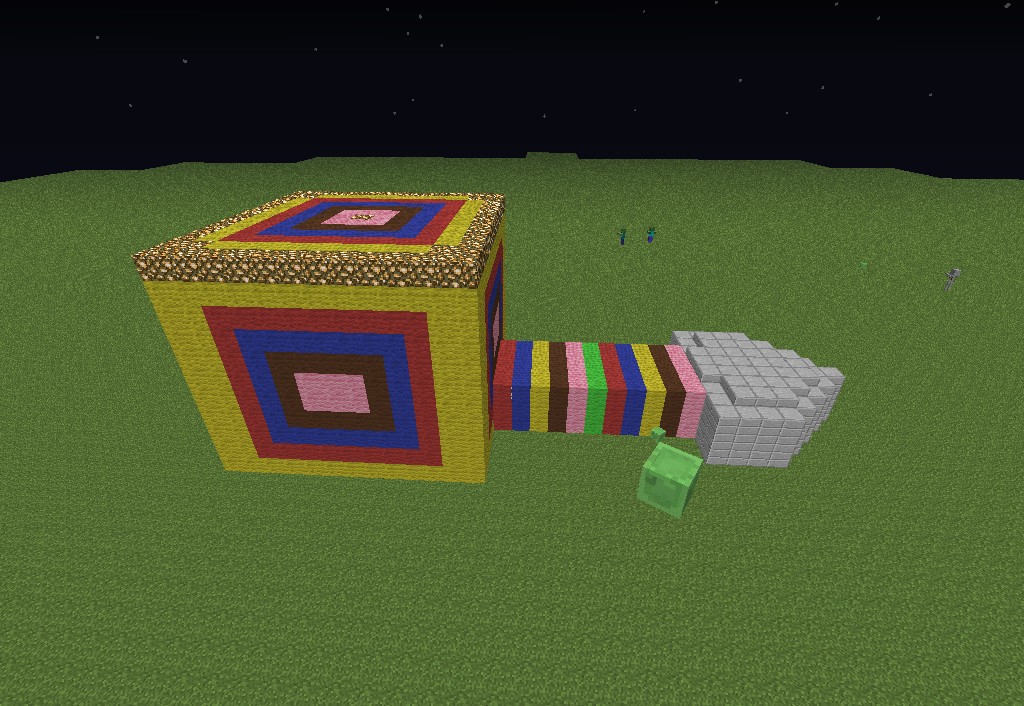 Small Multi Coloured Room Minecraft Map