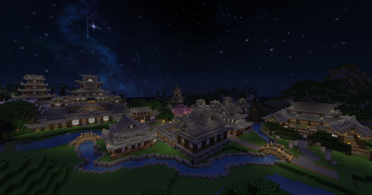 A small asian Town Minecraft Map
