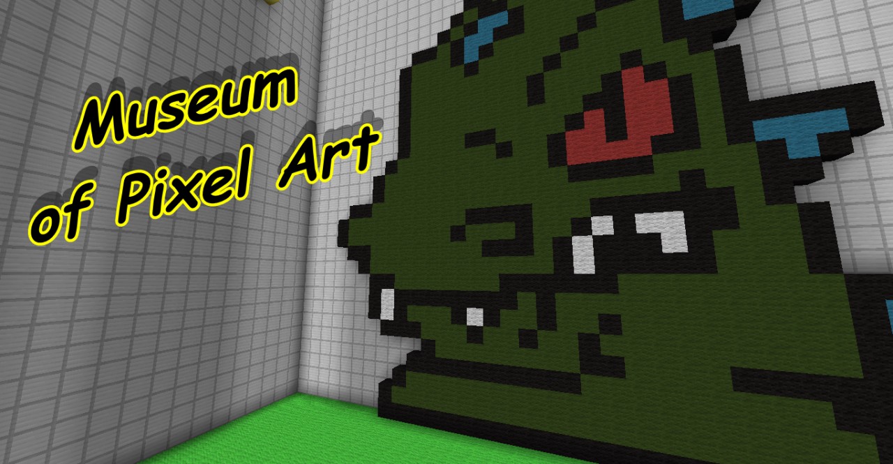 MUSEUM OF PIXEL ART Minecraft Map
