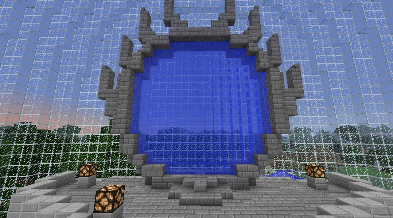 CraftMatrix Portal Hub Minecraft Map