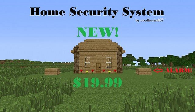 Home Security System Minecraft Map