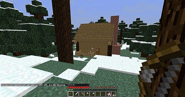 Hunter's House in the Woods Minecraft Map