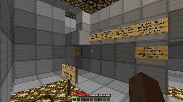 The 45 trials - A custom map Minecraft Map