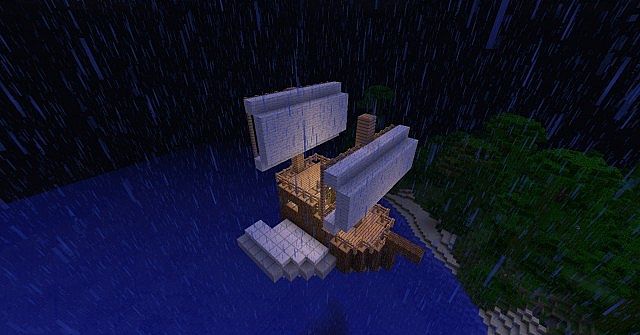 Awesome Flying Ship Minecraft Map