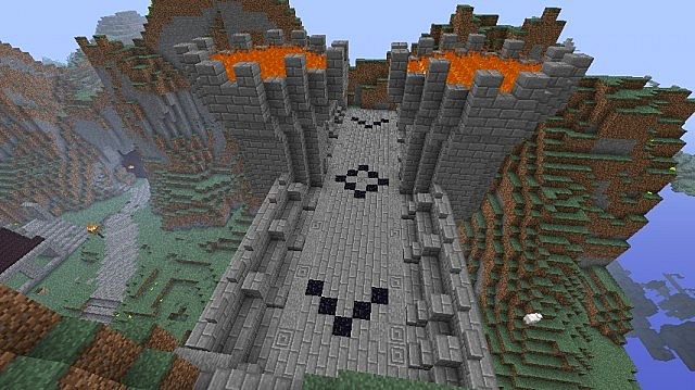 Giant Nether portal! Minecraft Map