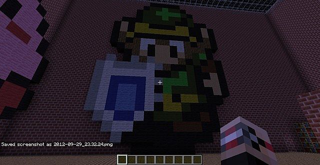 Link (Pixel Art) Minecraft Map