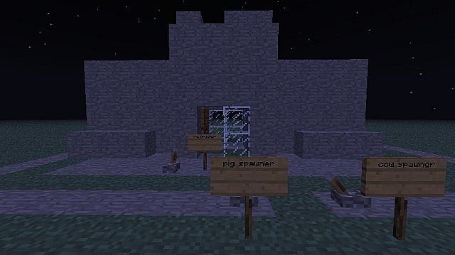 animal crusher [cow and pig] Minecraft Map