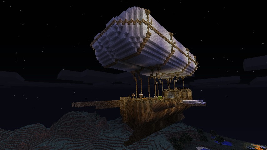 The Griffon (Dwarven Airship Home!) Minecraft Map