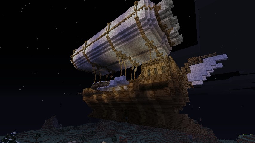 The Griffon (Dwarven Airship Home!) Minecraft Map