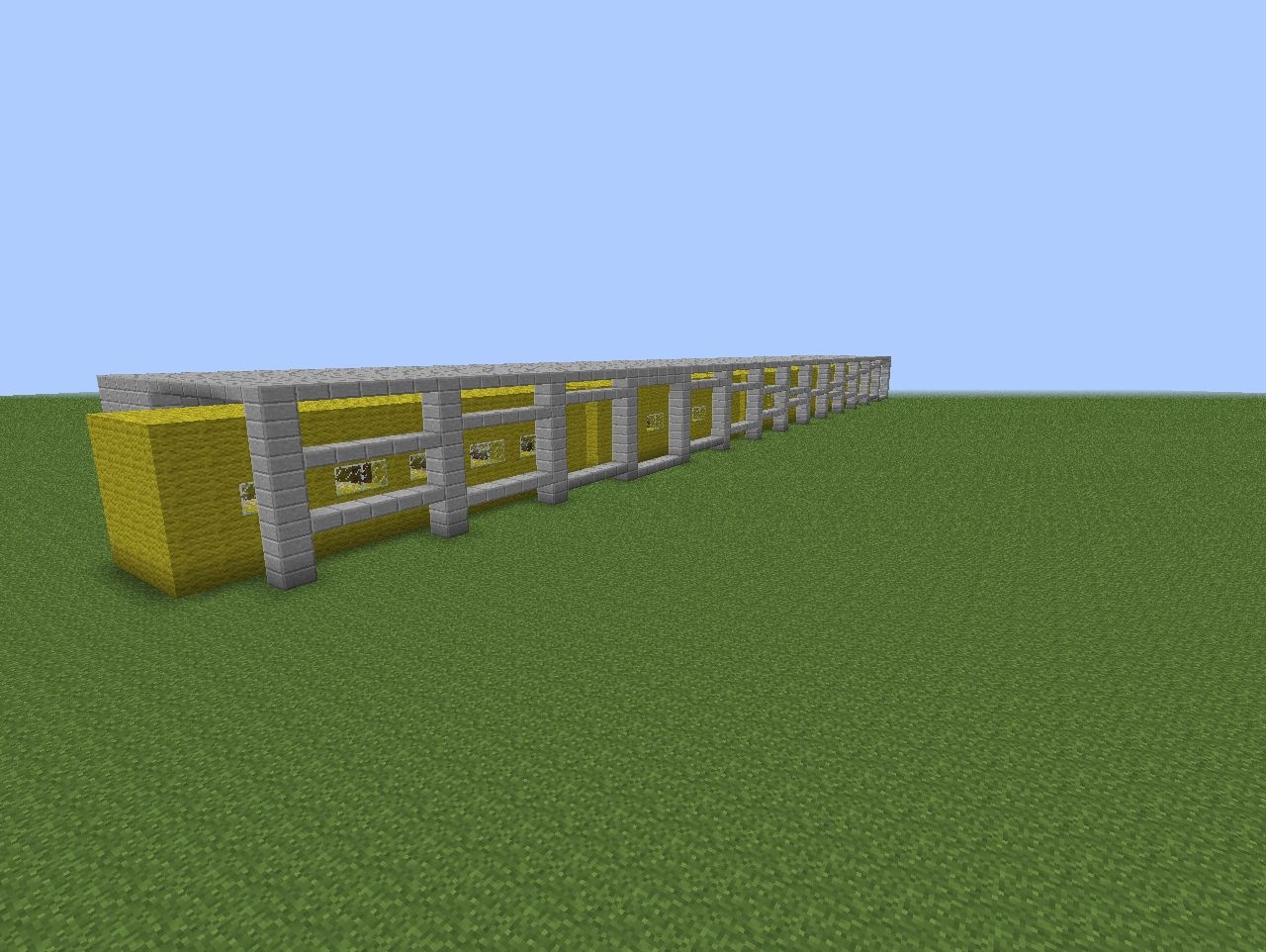 GIANT TRAIN Minecraft Map