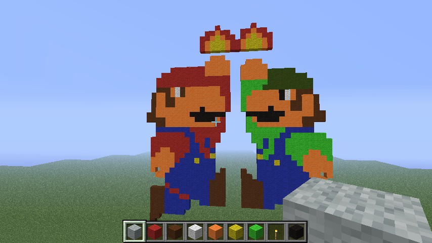 Super Mario Bros. Minecraft Map