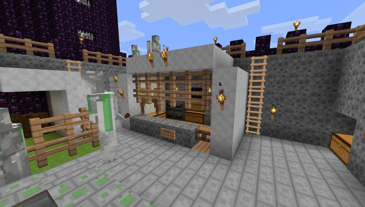 Obsidian Fort Minecraft Map