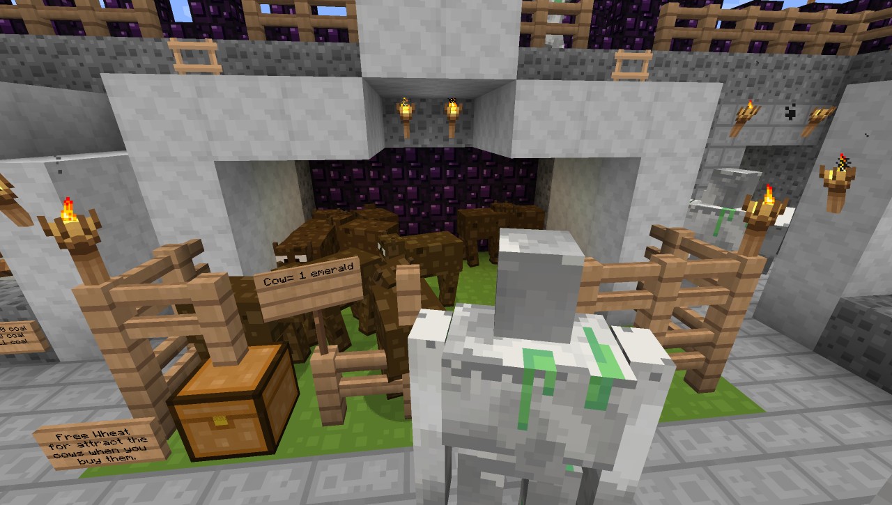 Obsidian Fort Minecraft Map