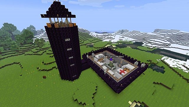 Obsidian Fort Minecraft Map