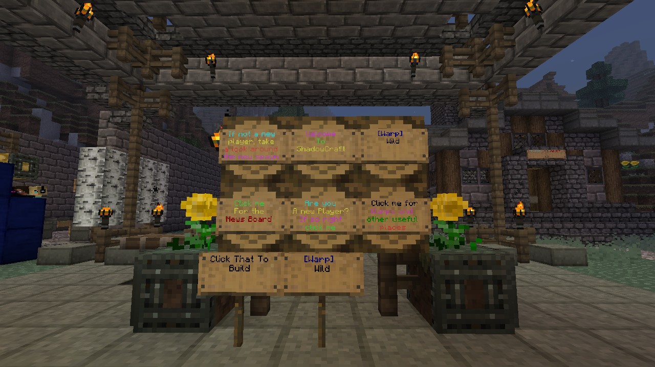 ShadowCraft Spawn Minecraft Map